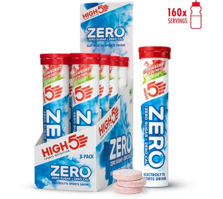 High5 Nutrition High 5 Zero (8 Tubes) Strawberry & Kiwi Hydration Drink ...