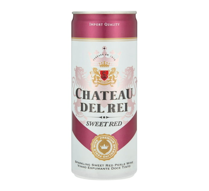 Someone’s in a Makro Chateau Del Rei Sparkling Sweet Red Wine (24 x 250 ...