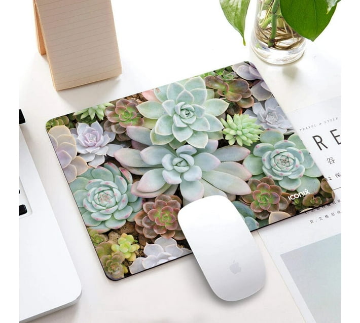 Someone’s in a Makro Rectangle Glowing Succulents Mouse Pad Mood
