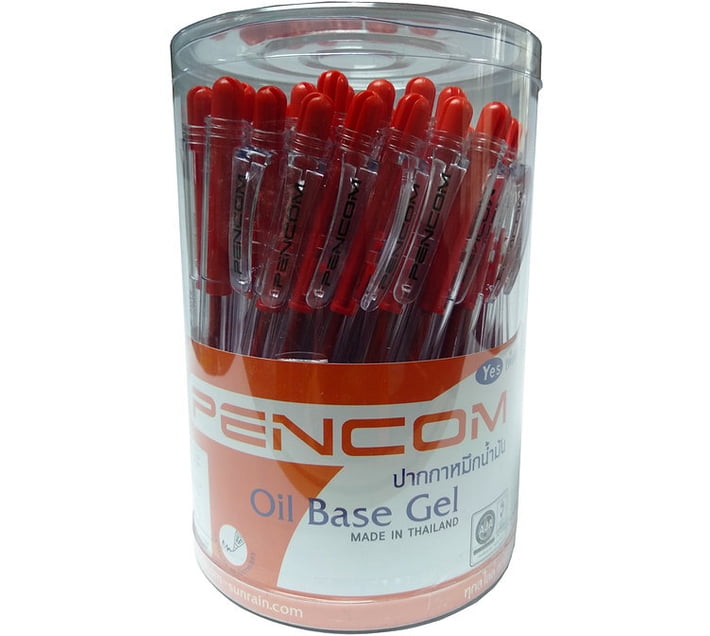 Buy Pencom Gel Ball Pen (Pack of 50, Red) in Bulk | Makro Business