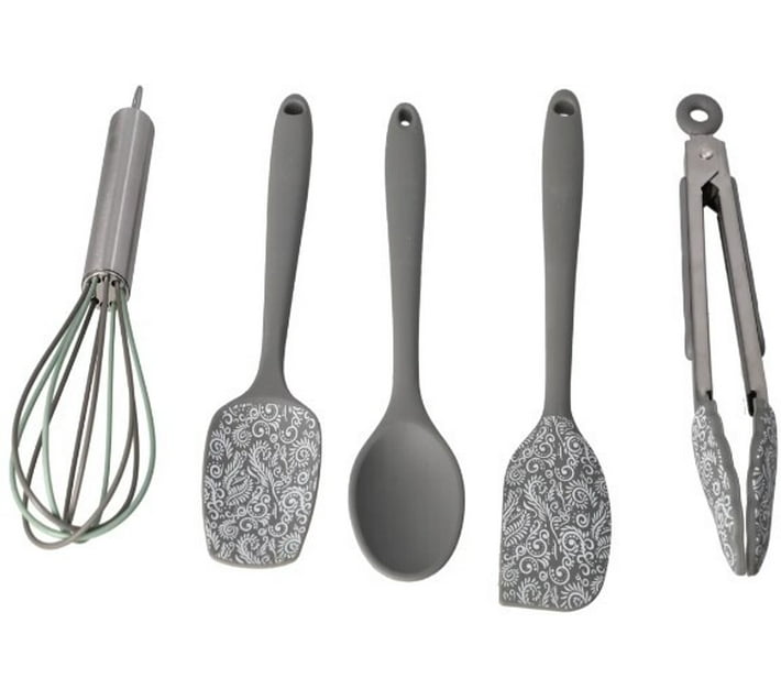 Danny Home Silicone Mini Utensil Set 5pcs Silicone Spatula Kitchen Tool ...