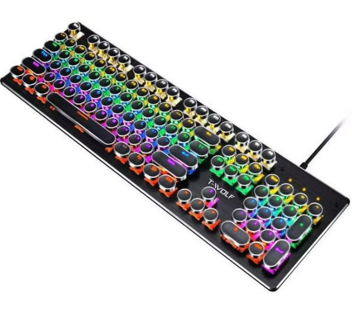 T-Wolf T75 Parallel Import Bluetooth Multi-device Keyboard (Multicolour ...