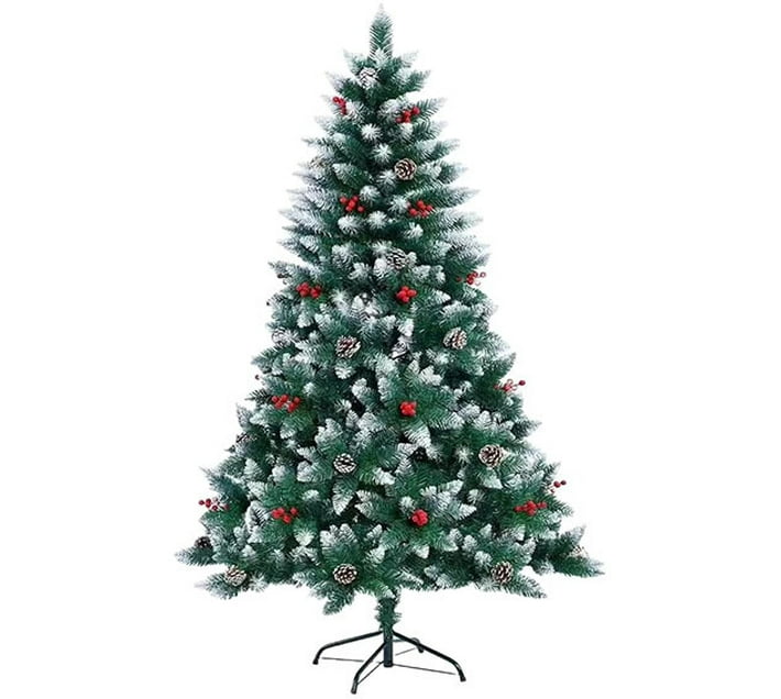 Buy HOME AND PARTY PINE BERRY Artificial Christmas Tree (Green, Pine ...