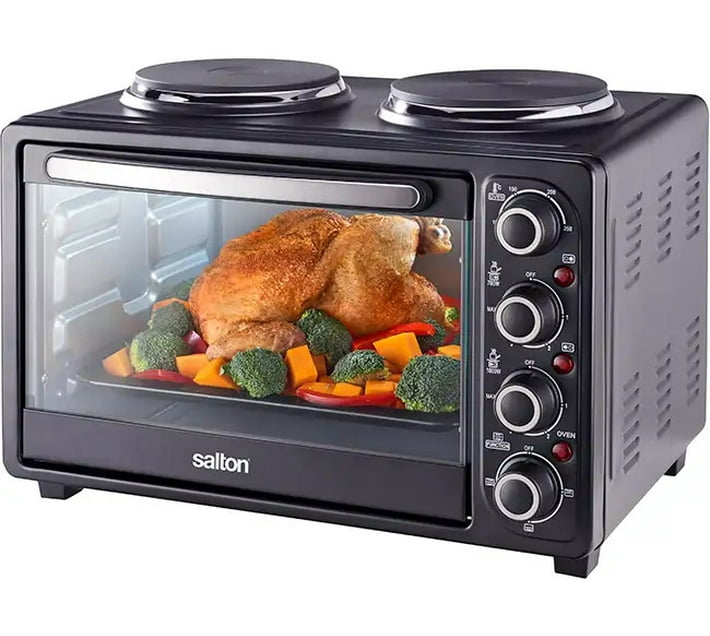 SALTON 23-Litre SFMK23 Oven Toaster Grill (OTG) (Black) | Makro