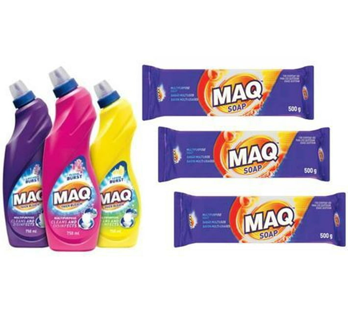 Buy MAQ Cleaning Combo (Pack of 6 x 750 ml) in Bulk | Makro Business