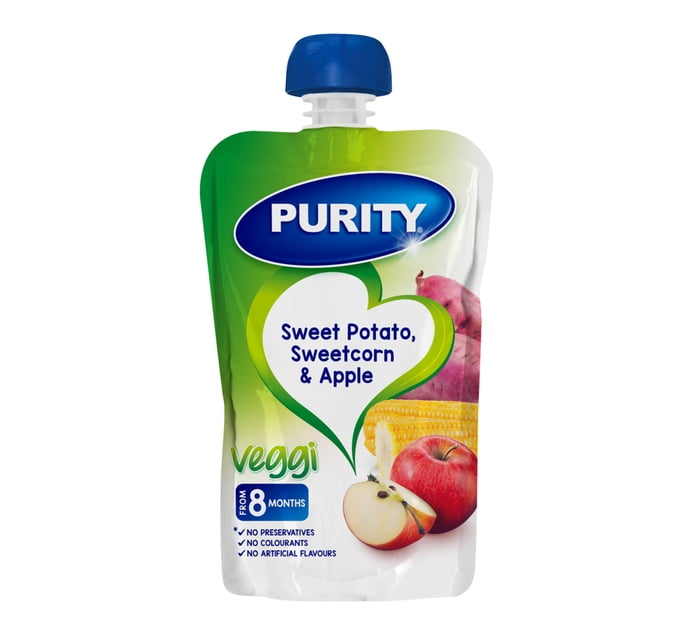 Someone’s in a Makro Purity 1 x 110ml Pureed Baby Food Mood