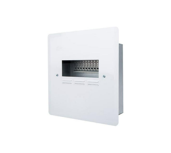 Nur Mini Rail Distribution Board - 8Way Flush Metal | Makro
