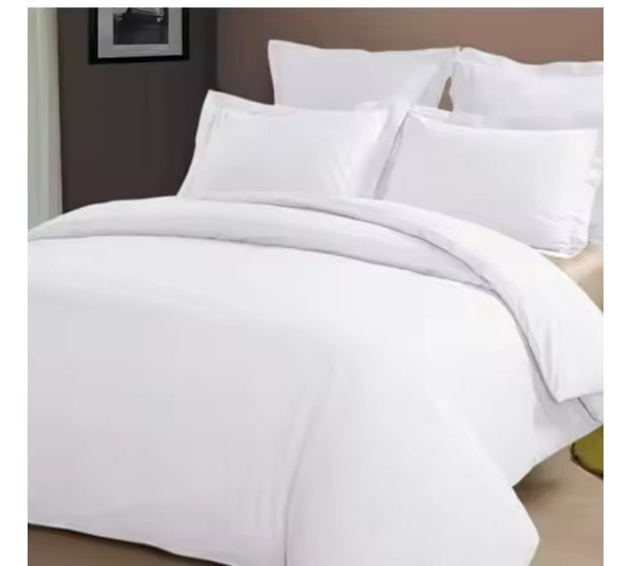 SMTE King Polyester Duvet Cover (White, 6 x Duvet set) | Makro