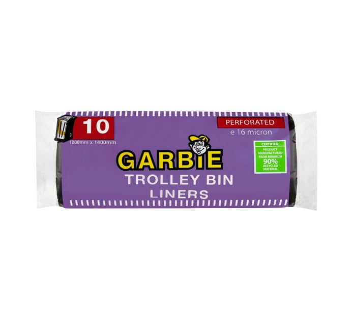 Buy Garbie Trolley Bin Liners Jumbo 1L Garbage Bag Pack of 10 Bag in ...