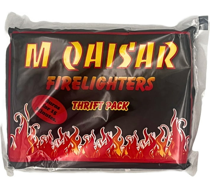 M Qaisar Firelighters Thrift Pack Wax-based Firelighter (Pack of 10 ...