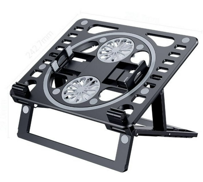 Celltime Ergonomic Adjustable Cooling Laptop /Tablet Gaming Stand with ...