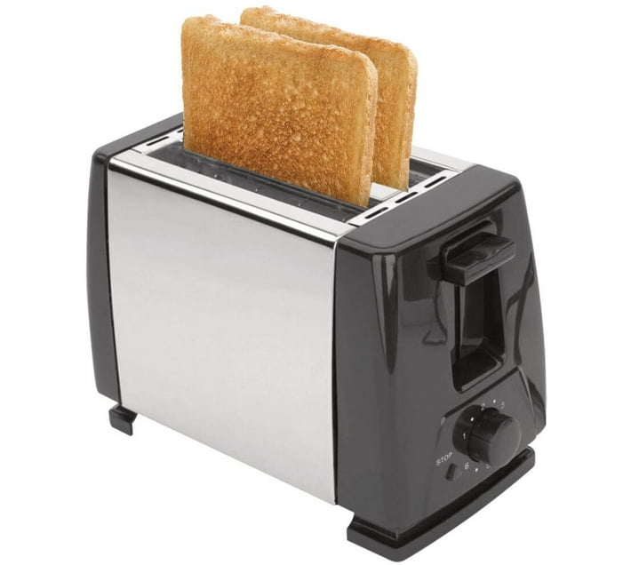 ECCO TT308 655 W Electric Auto Pop Toaster (Silver) | Makro