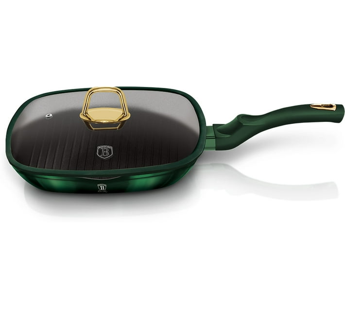 Berlinger Haus BH-6051 Pan Set with Lid 2.1 L capacity (Aluminium, Non ...