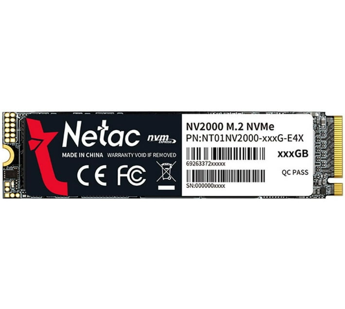 Netac 256 Gb Ssd Nt01nv2000 256 E4x Interface M 2 Form Factor M 2