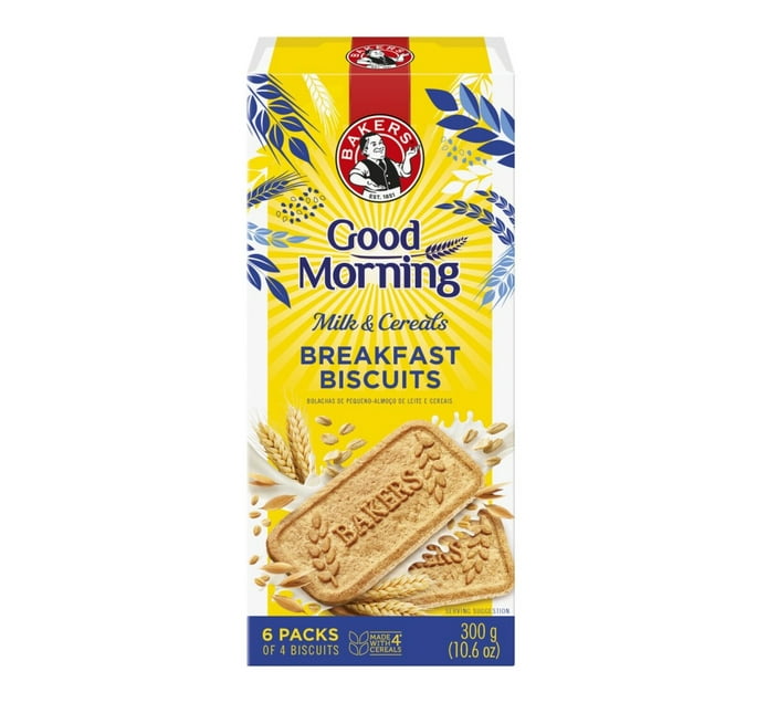 Bakers Good Morning Biscuits Milk&Cereals (300g) | Makro