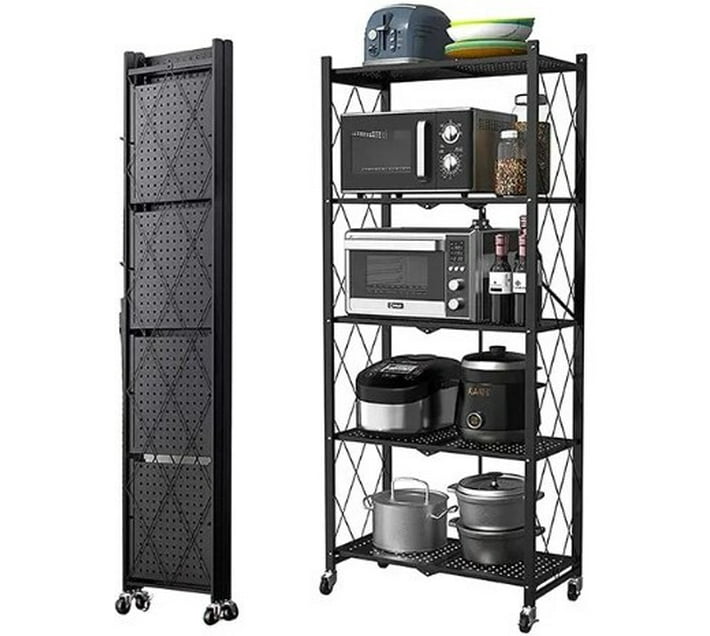 Online Oasis comprehensive layers metal folding storage shelf racks ...