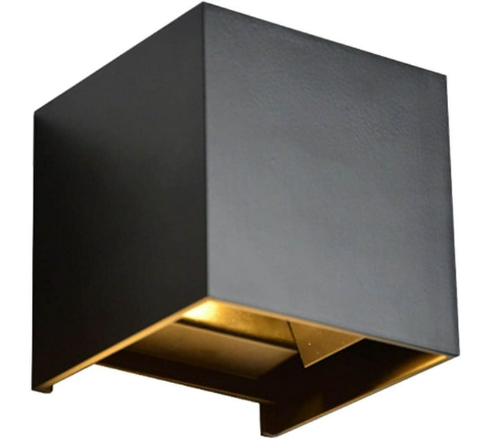 Wall Fitting Led Square light LED Spot Light (black, Pack of 1) | Makro