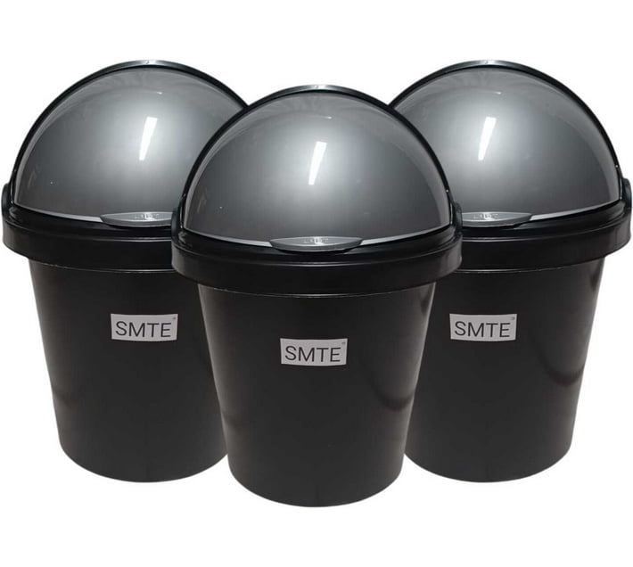 SMTE 12-Liter Dustbin – Compact and Convenient Waste Plastic Dustbin ...