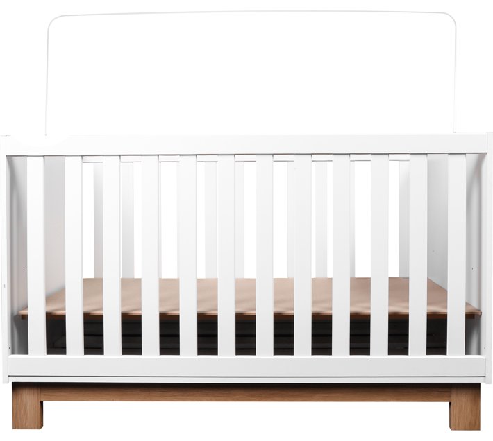 Linx Luan 2-1 Convertible Baby Crib Standard Crib Rectangular (Wood ...