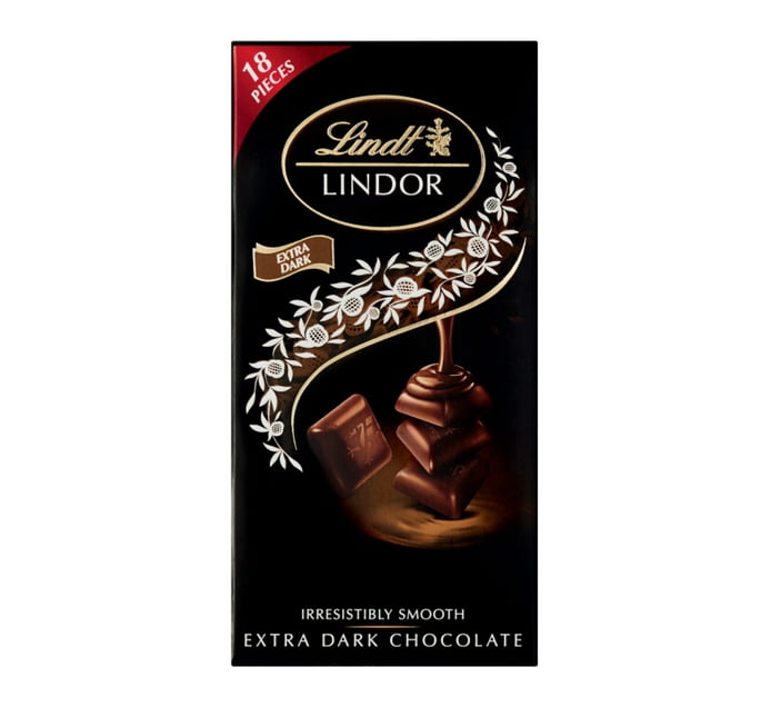 Lindt Lindor Chocolate Slabs Dark 60% (1 x 100g) | Makro