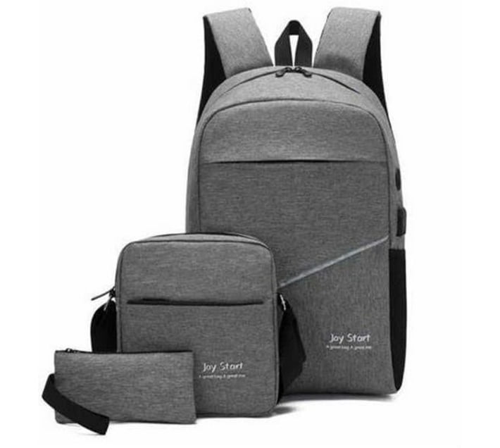 JOY START backpack LAPTOP 5 l Laptop Backpack (Grey) | Makro