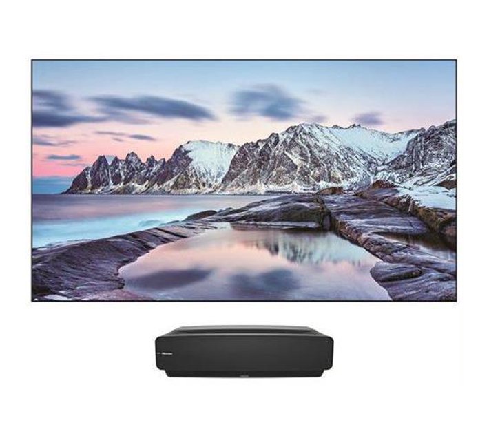 Someone’s in a Makro Hisense 80 inch 4K Ultra High Definition Laser Mood