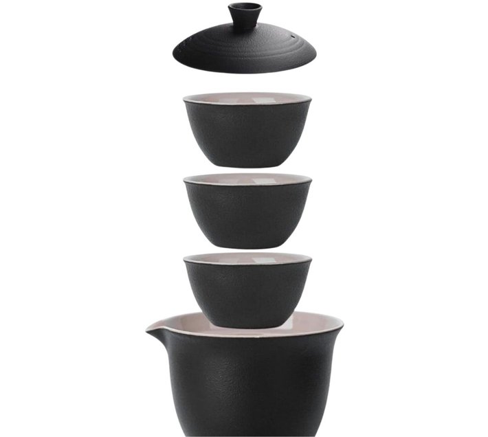 LU Bao Pack of 1 Marble (Brown, Cup Set) | Makro
