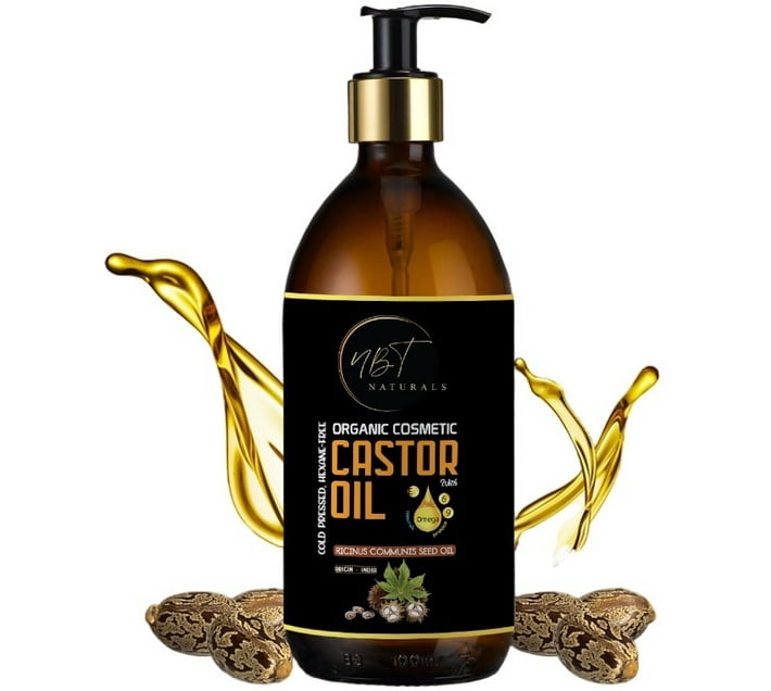 NBT Naturals Certified Organic-Cold Pressed-Virgin- Hexane-Free-Castor ...