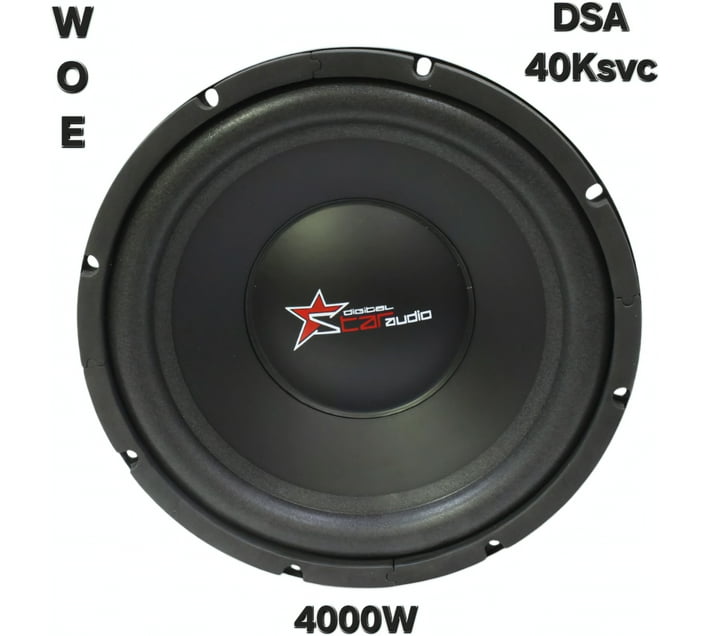 STAR AUDIO DSA 40K Subwoofer Rear Deck Mounted Round Car Speaker (4000 ...