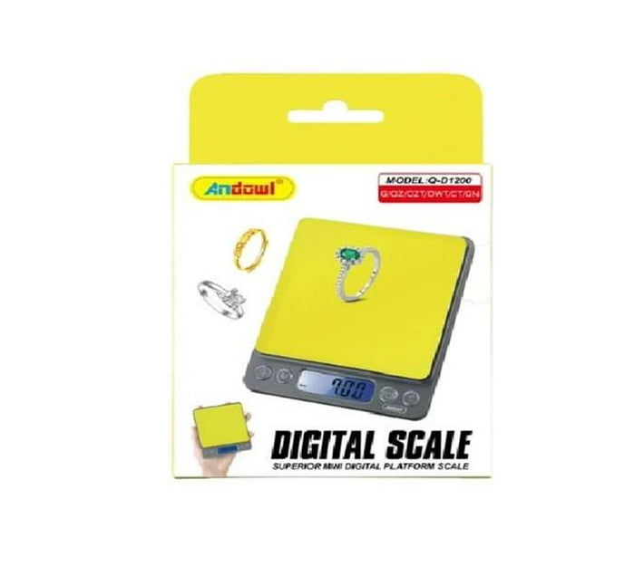 Andowl Digital Scale Superior Mini Platform Q-D1200 | Makro