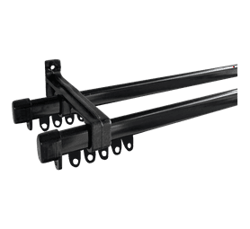 Builders Double Curtain Track Black 3000 mm Builders | Decor Furniture ...