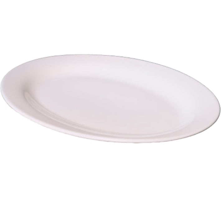 Crockery Centre Platter 39x29cm Oval Porcelain Tray () | Makro