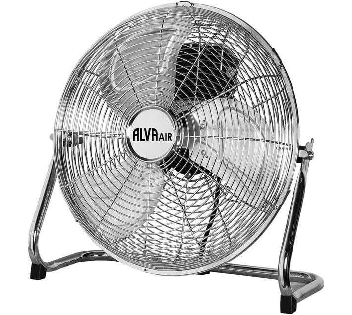 Alva Air ACS210 A 3 Blade Floor Fan (Silver, Pack of 1) | Makro