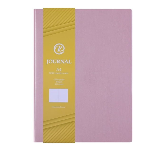 Buy Kenzel Soft Touch A4 Journal Lined Pages 80gsm 192 Pages in Bulk ...