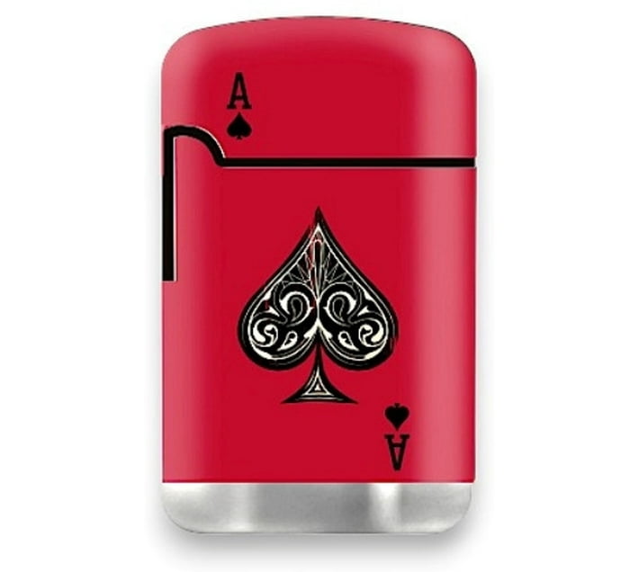 Zengaz ZL3 Aces Mega Jet Turbo Flame Lighter- Ace of Spades Pocket ...