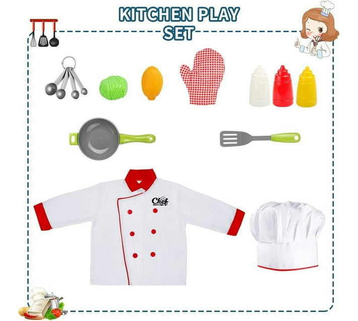 UNI-REGENT HOLDINGS KITCHEN SET WITH CHEF UNIFORM Role Play Toy | Makro
