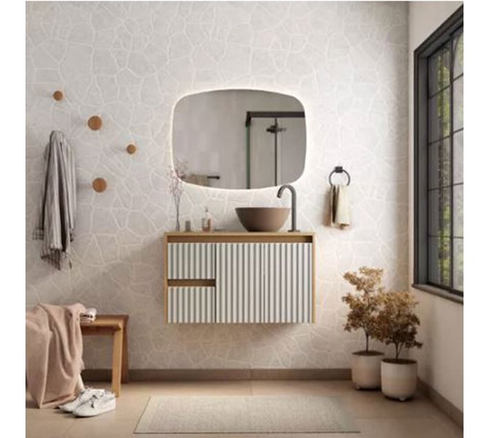 Designer Concepts Sakura Glass Top Vanity Basin With Cuia Basin -Brown ...