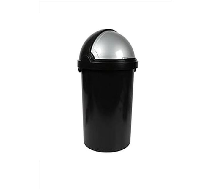 Otima NA Plastic Dustbin (Black) | Makro
