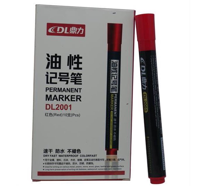 Someone’s in a Makro DLOffice Permanent Markers Pack of 10 Red Mood