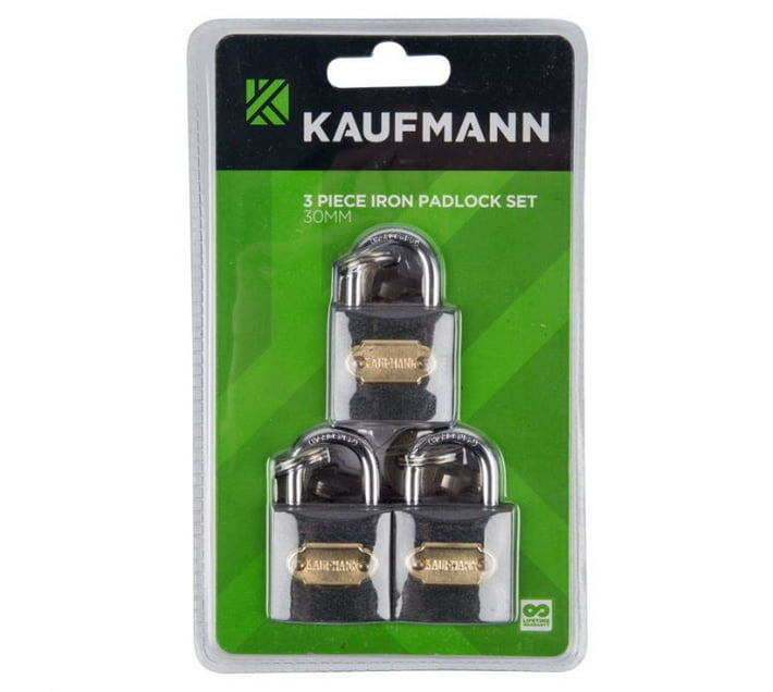Someone’s in a Makro Kaufmann Steel Lock Set 3 Pc 30mm Mood