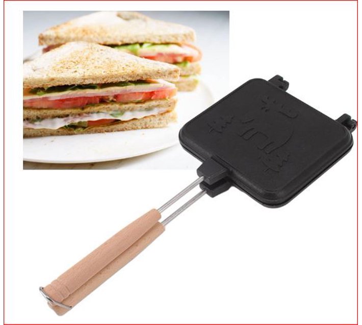 GENERIC DOUBLE_SIDED SANDWISH PAN Electric Toast (BLACK, BROWN) | Makro