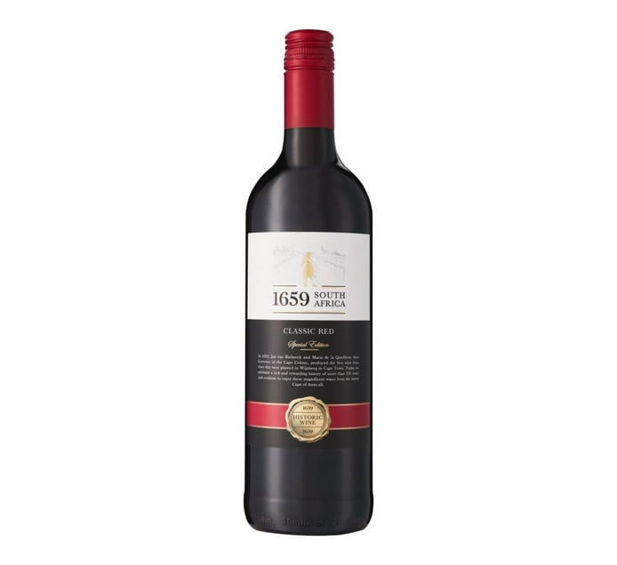 Buy 1659 Classic Red Wine 750ml in Bulk | Makro Business