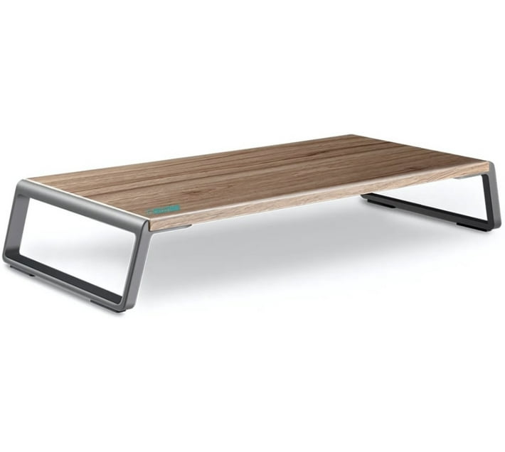 CellTime Multifunctional Ergonomic Wooden Desktop Monitor Riser Stand ...