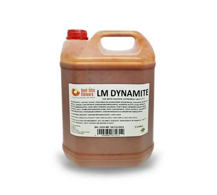 Someone’s in a Makro LM Dynamite Sauce 5 Litre Mood