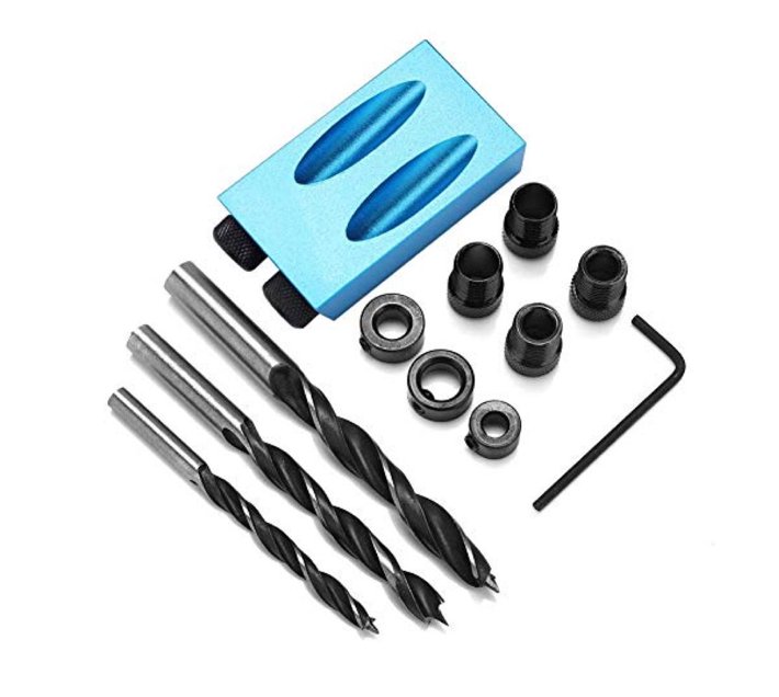 Someone’s in a Makro Tool DIY 14 Pieces Inclined Hole Locator Blue 15 ...