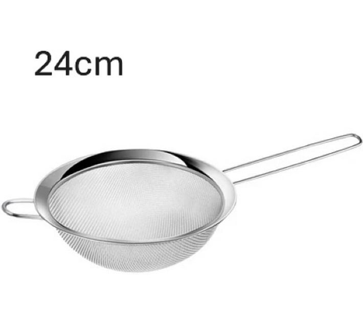Crockery Centre Strainer 24cm Strainer (Silver, Pack of 1) | Makro