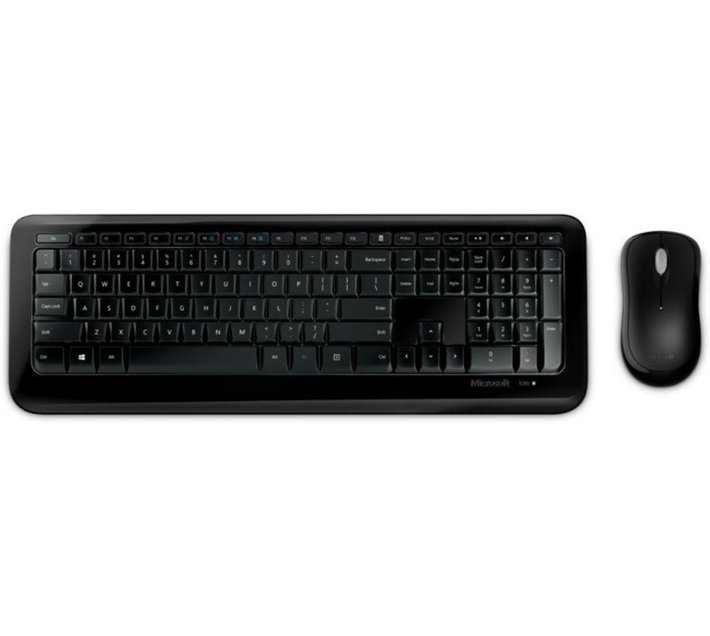 Buy Microsoft 850 Wireless Set With Mouse Desktop Keyboard (Black) in ...