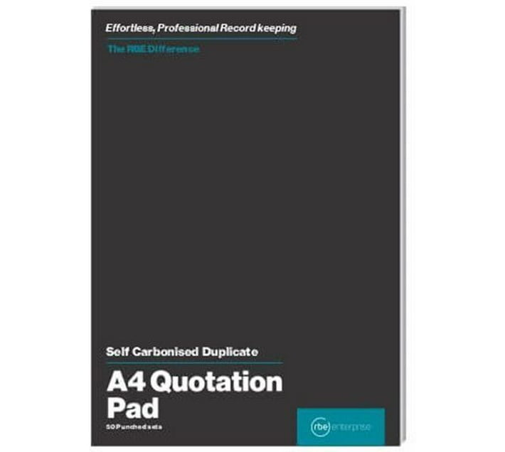 RBE RBEF0140 Quotation Duplicate Pads A4 2's (1 Sets) | Makro
