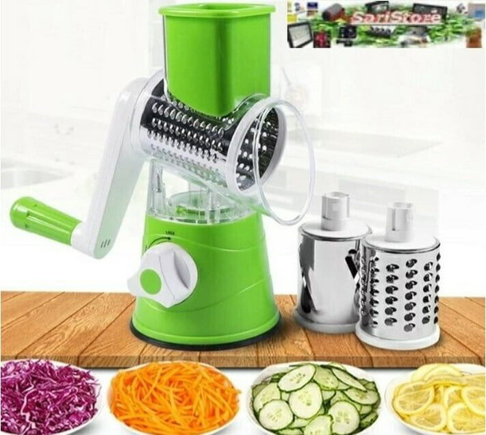 Go Essential Multi-Shredder Tabletop Drum Grater Rubber, Steel Grater ...