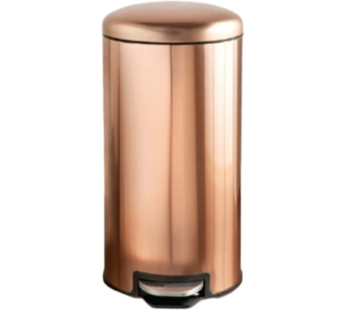 Step-On Cylindrical Stainless Steel Dustbin | Makro